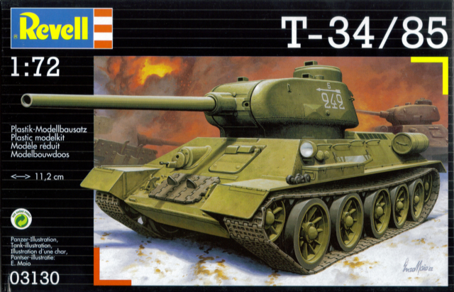 1/72 Revell T-34/85 - Achtung Panzer Group Build - Britmodeller.com